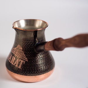 Copper Coffee Pot Maker, Jazzve, Turkish Cezve Ibrik, Armenia Jezve ...
