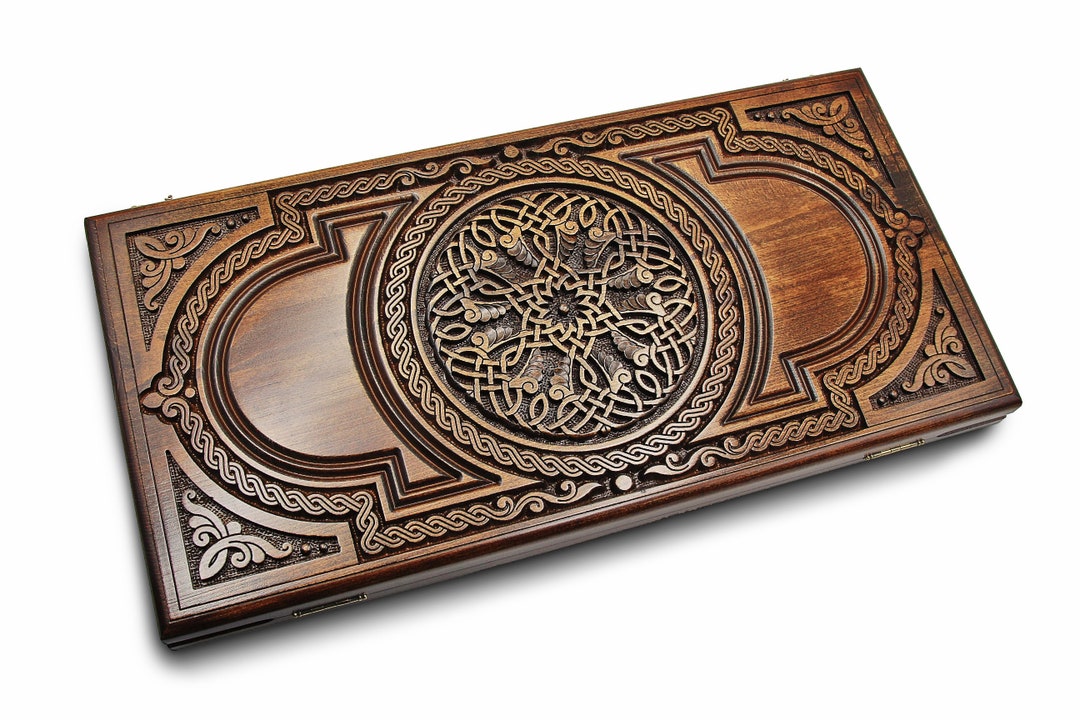 Backgammon Set -luxury Board Handmade Wooden Backgammon Board Armenian ...