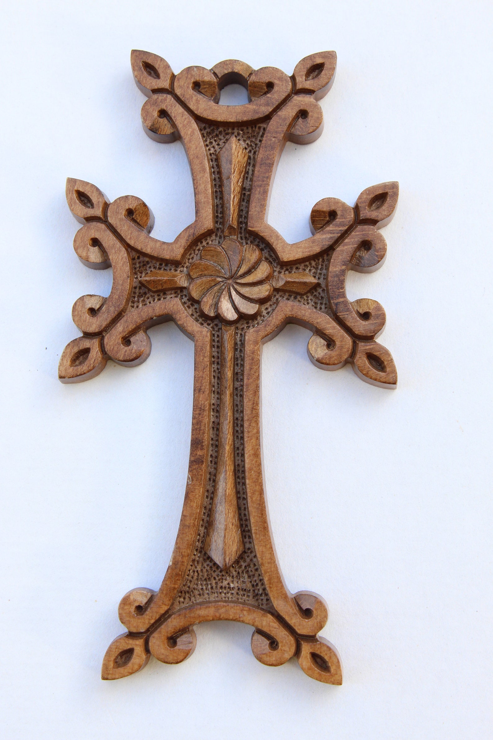 Cross Wooden Wall Decor Hand Made Walnut Wood ARMENIA Souvenir | Etsy