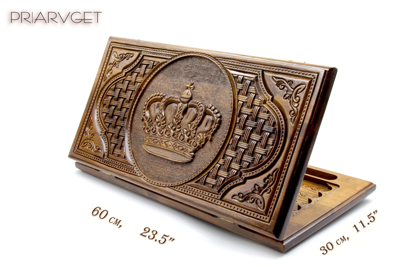 Wooden BACKGAMMON Setbig BOARD Gamearmenia Wood Nardi Nardy - Etsy