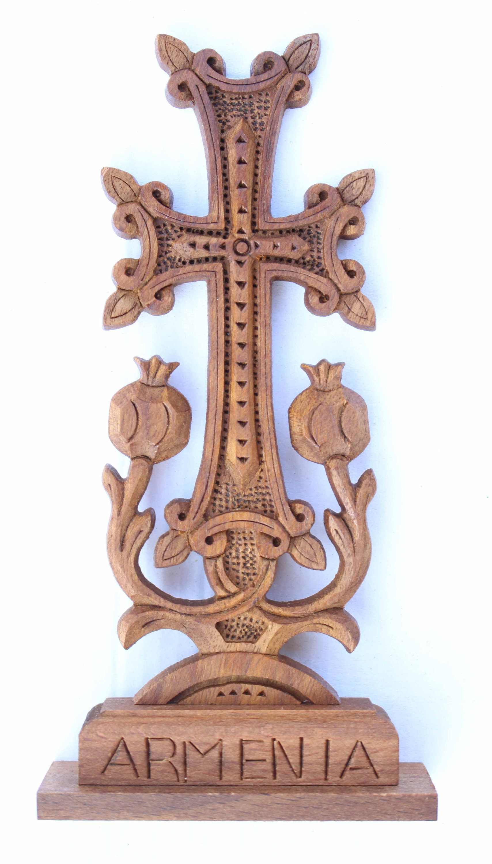Cross - Wooden Cross - Armenian Wooden Carved Cross - Handmade Cross ...