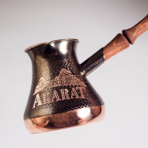 Copper Coffee Pot Maker, Jazzve, Turkish Cezve Ibrik, Armenia Jezve ...