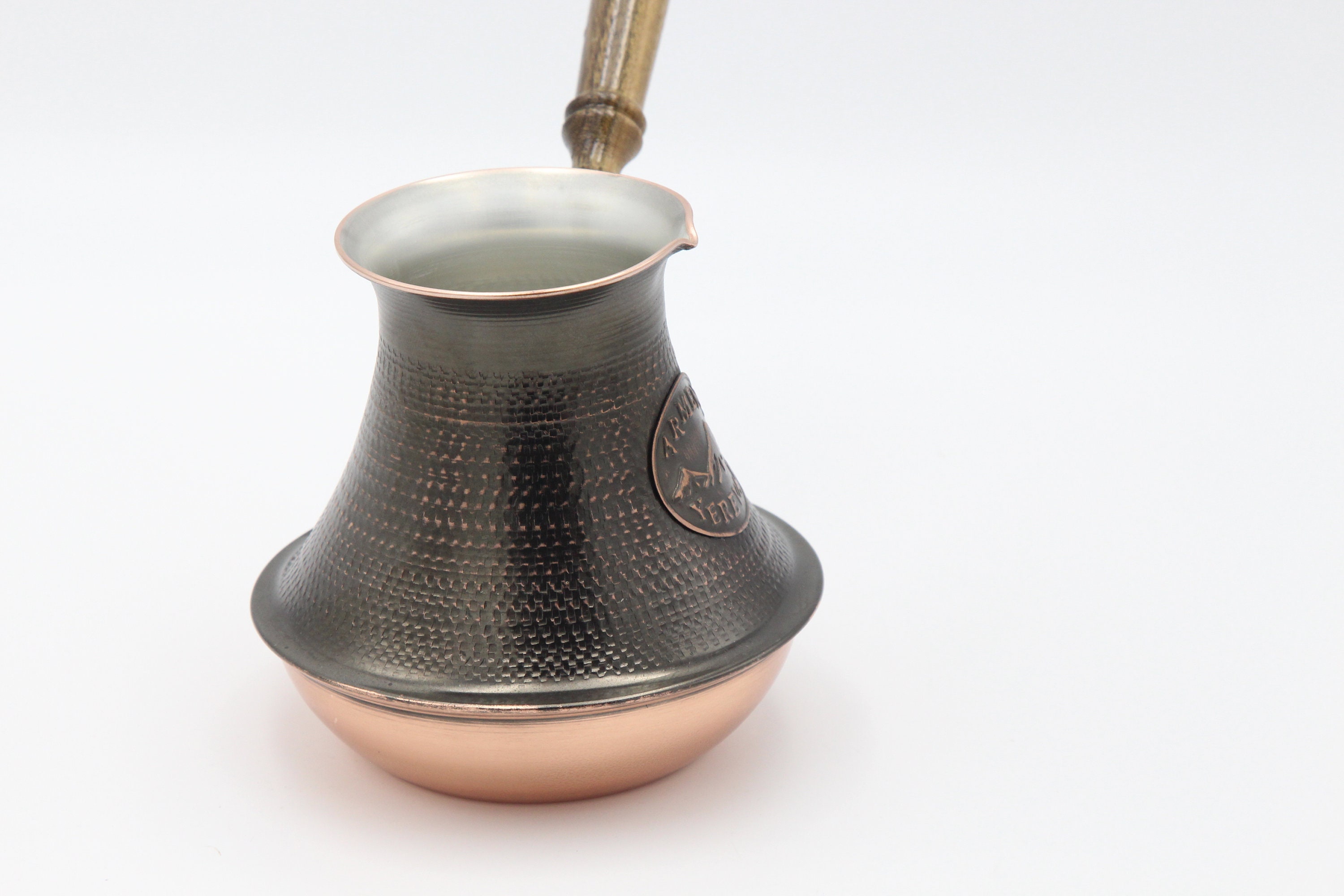 Jezve Copper Turkish Coffee Pot Maker Cezve Ibrik Armenia Jazve ...