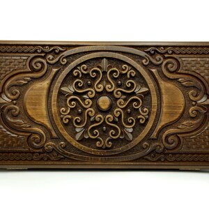 Wooden BACKGAMMON SET Personalized Board Game Armenian Nardi - Etsy