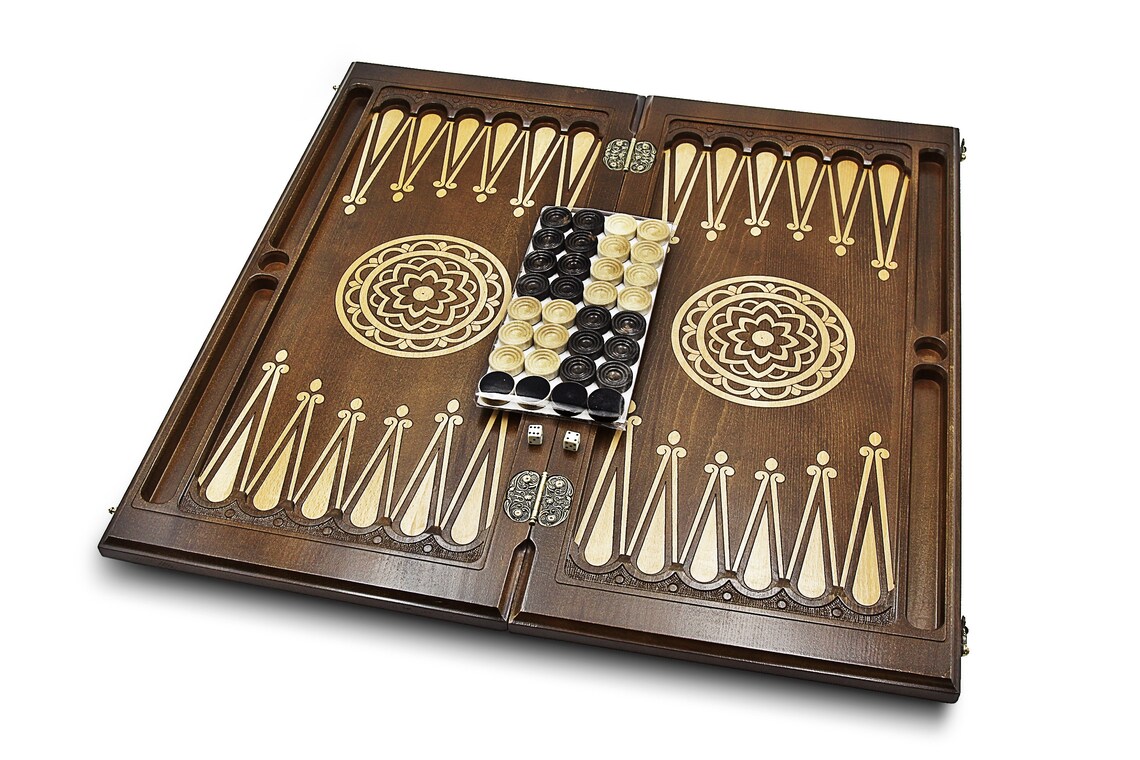 Backgammon Set luxury Board Handmade Wooden Backgammon Board - Etsy