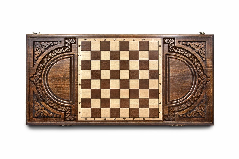 Armenian Backgammon Set Wooden Backgammon Board Handmade - Etsy