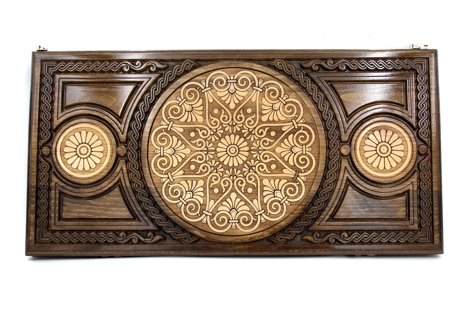 Wooden BACKGAMMON SET Personalized Board Game Armenian Nardi - Etsy