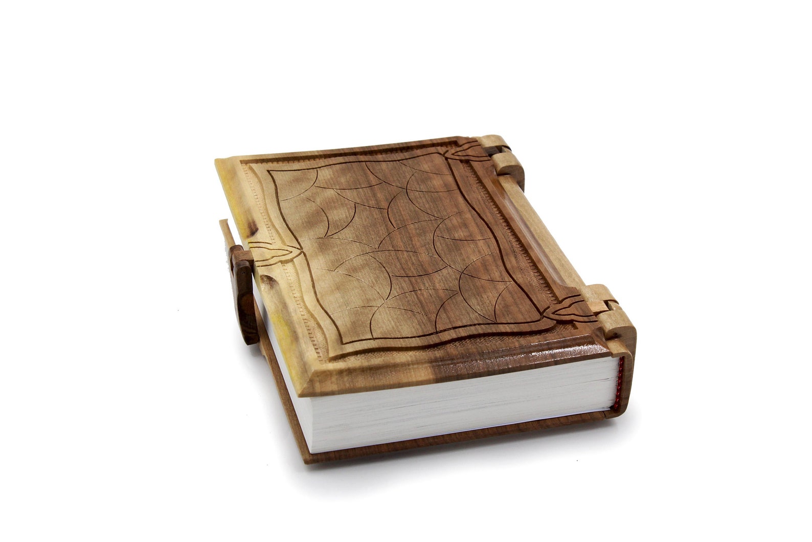 Holy Bible Wood cover English Holy Bible Handmade walnut | Etsy