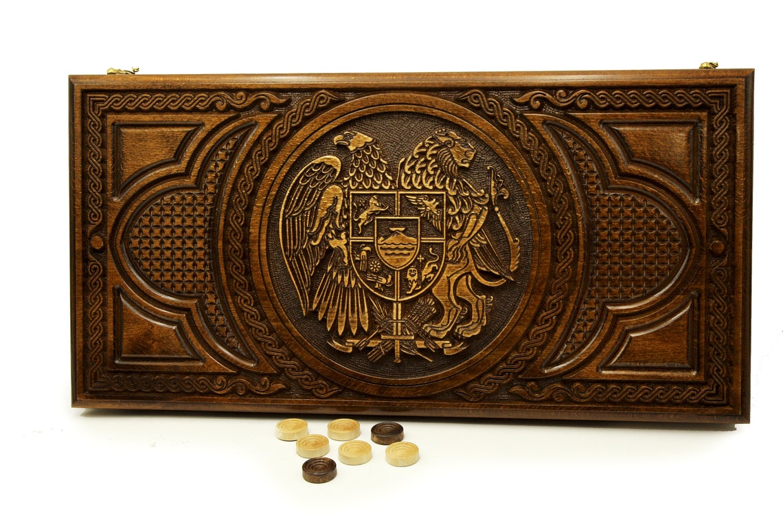 Backgammon Set wooden Handmade Backgammon Board personalized | Etsy