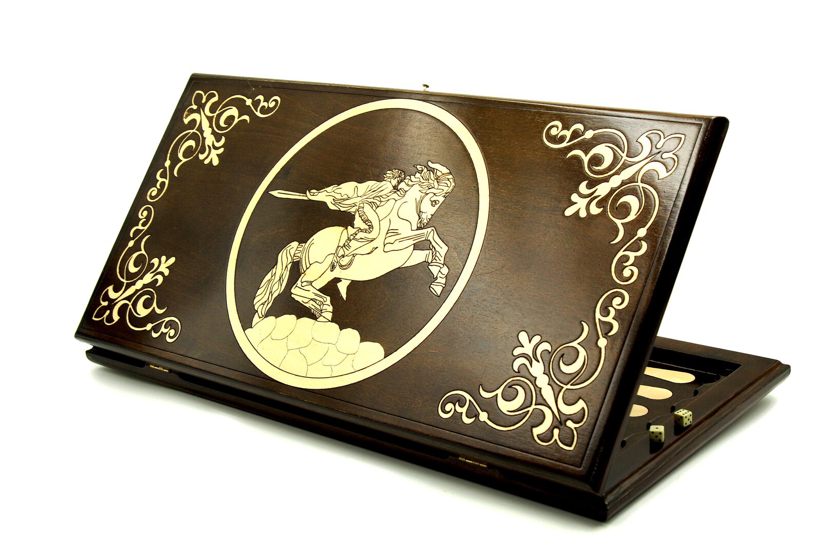 Wooden BACKGAMMON SET Armenian Nardipersonalized Board Game | Etsy