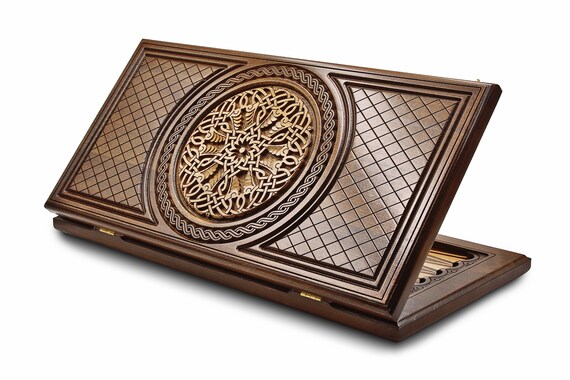 Wooden Backgammon Set luxury Board Handmade Backgammon Board - Etsy