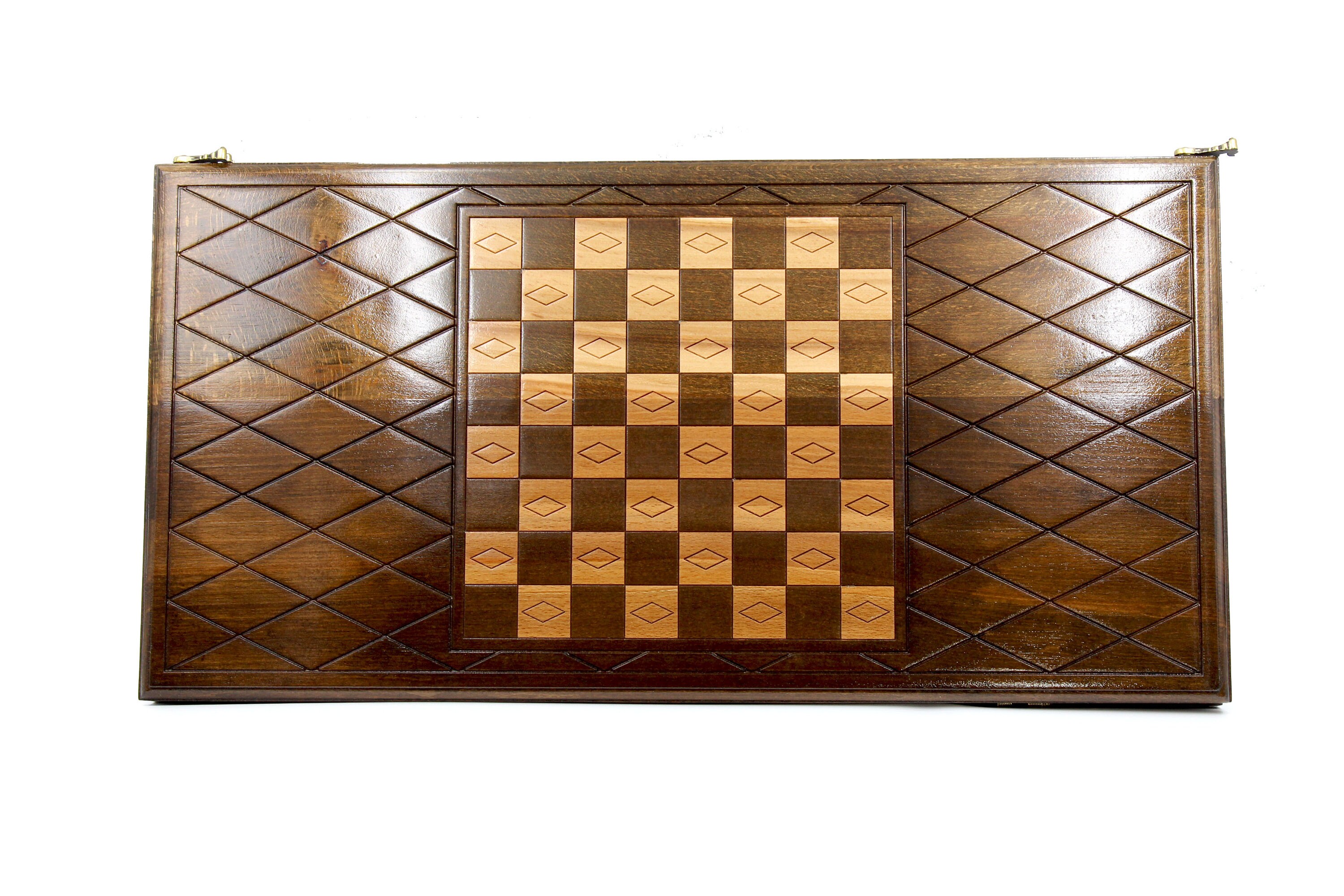 Wooden BACKGAMMON Big BOARD GAME Armenian Wood Nardi Nardy Big - Etsy