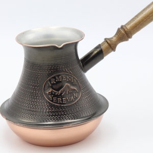 Jezve Copper Turkish Coffee Pot Maker Cezve Ibrik Armenia Jazve ...