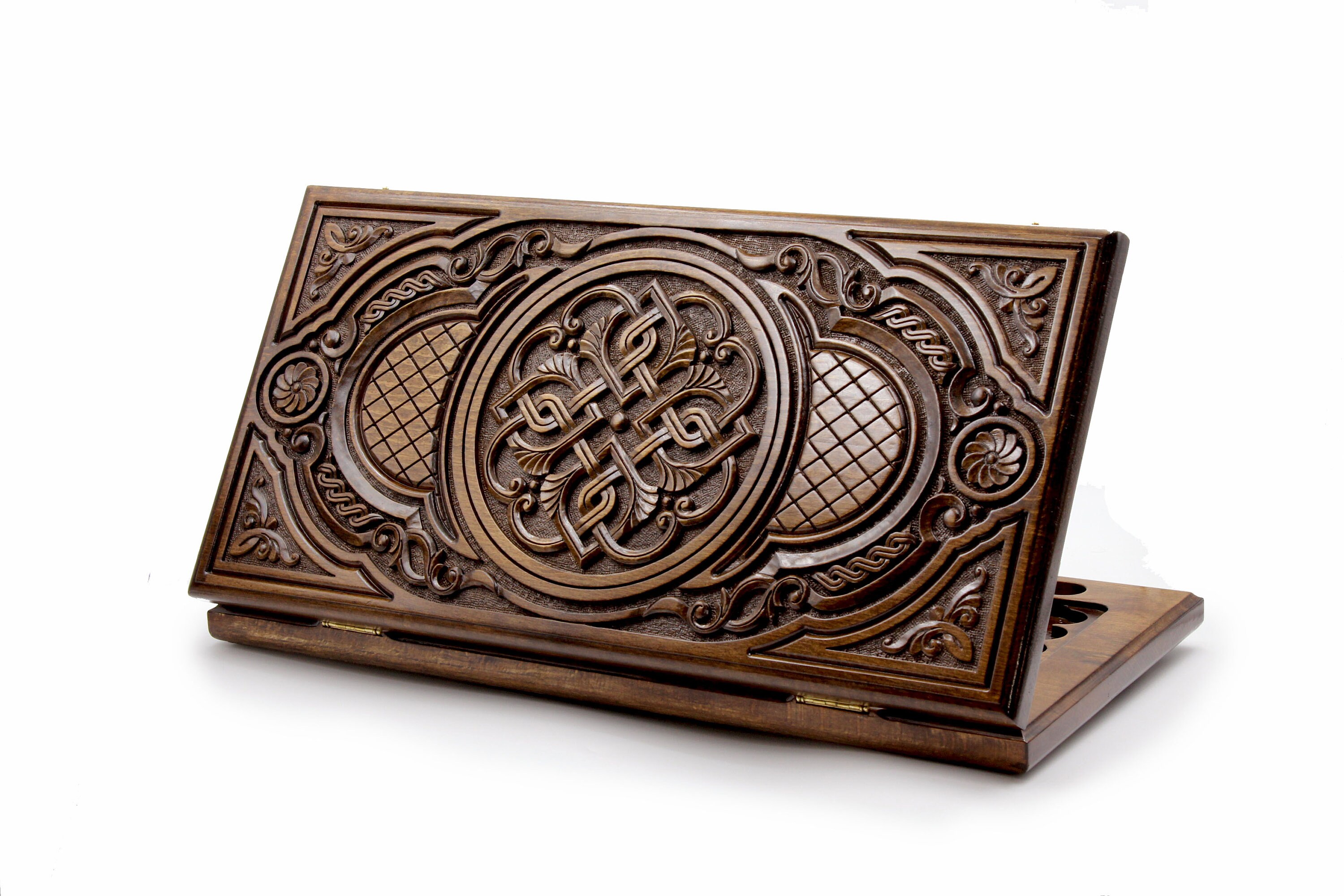 Wooden BACKGAMMON SET Personalized Board Game Armenian Nardi | Etsy