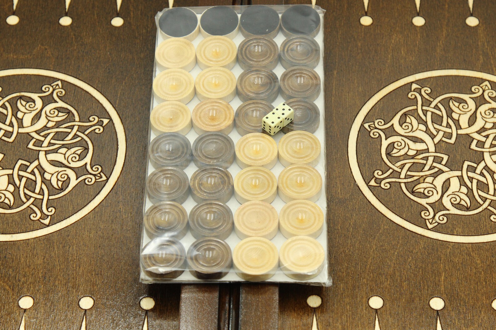 BACKGAMMON SET Wooden Personalized Board Game Armenian Nardi - Etsy