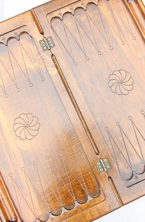 BACKGAMMON big BOARD GAME Armenia Wood Nardi Nardy 60x60 | Etsy