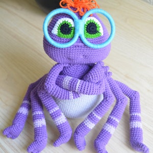 Itsy - the Purple Spider Crochet PATTERN, Amigurumi, Handmade Doll - Etsy