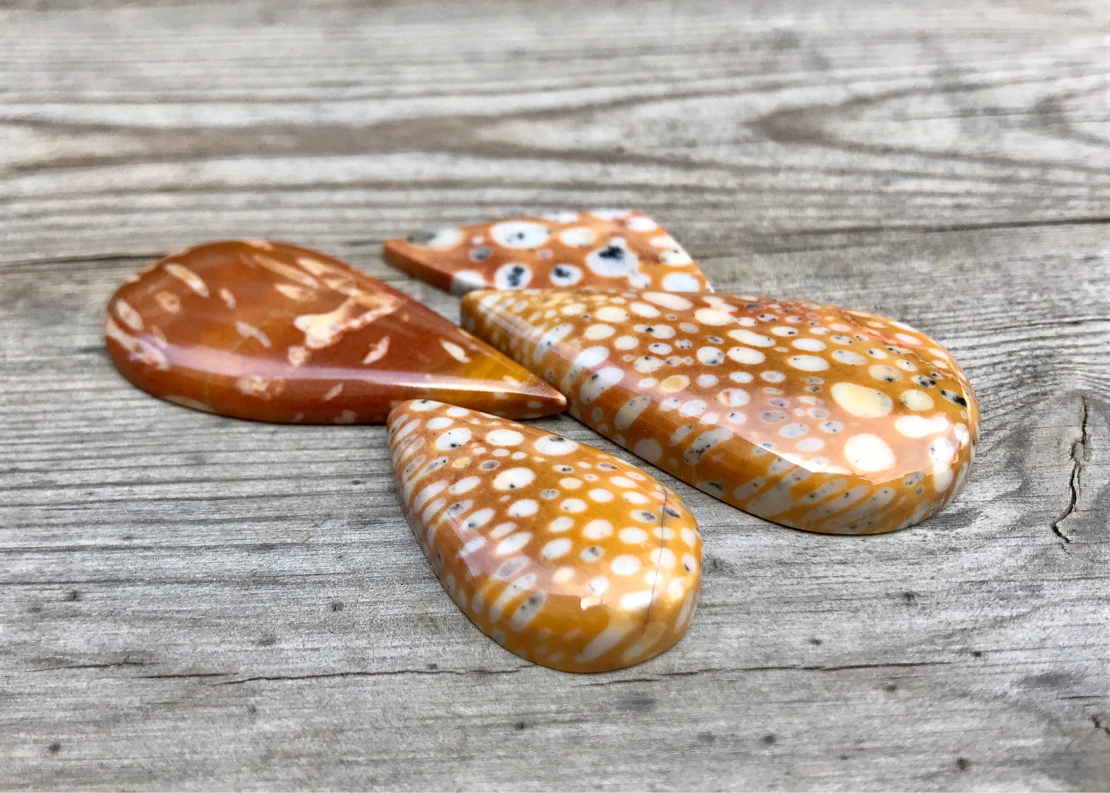 Fawn Stone Jasper Cabochon Natural Deer Stone Teardrop Cab Unique Fawn ...