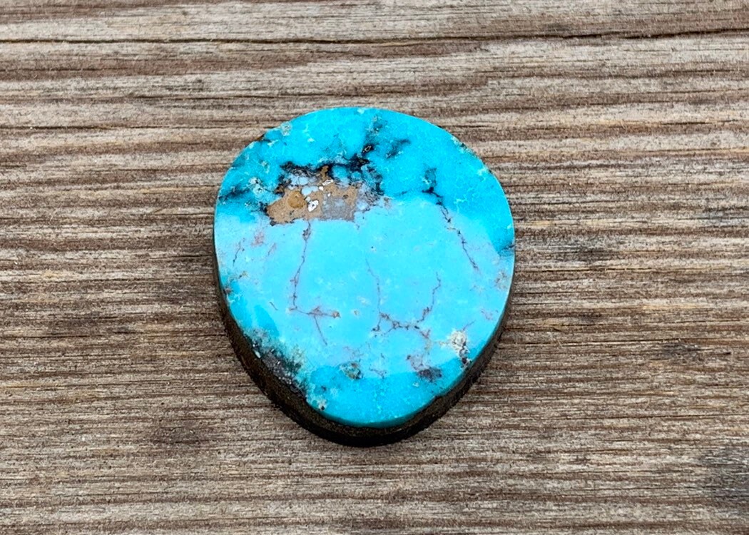 Morenci Turquoise Cabochon Fine Natural Polished Backed Morenci ...