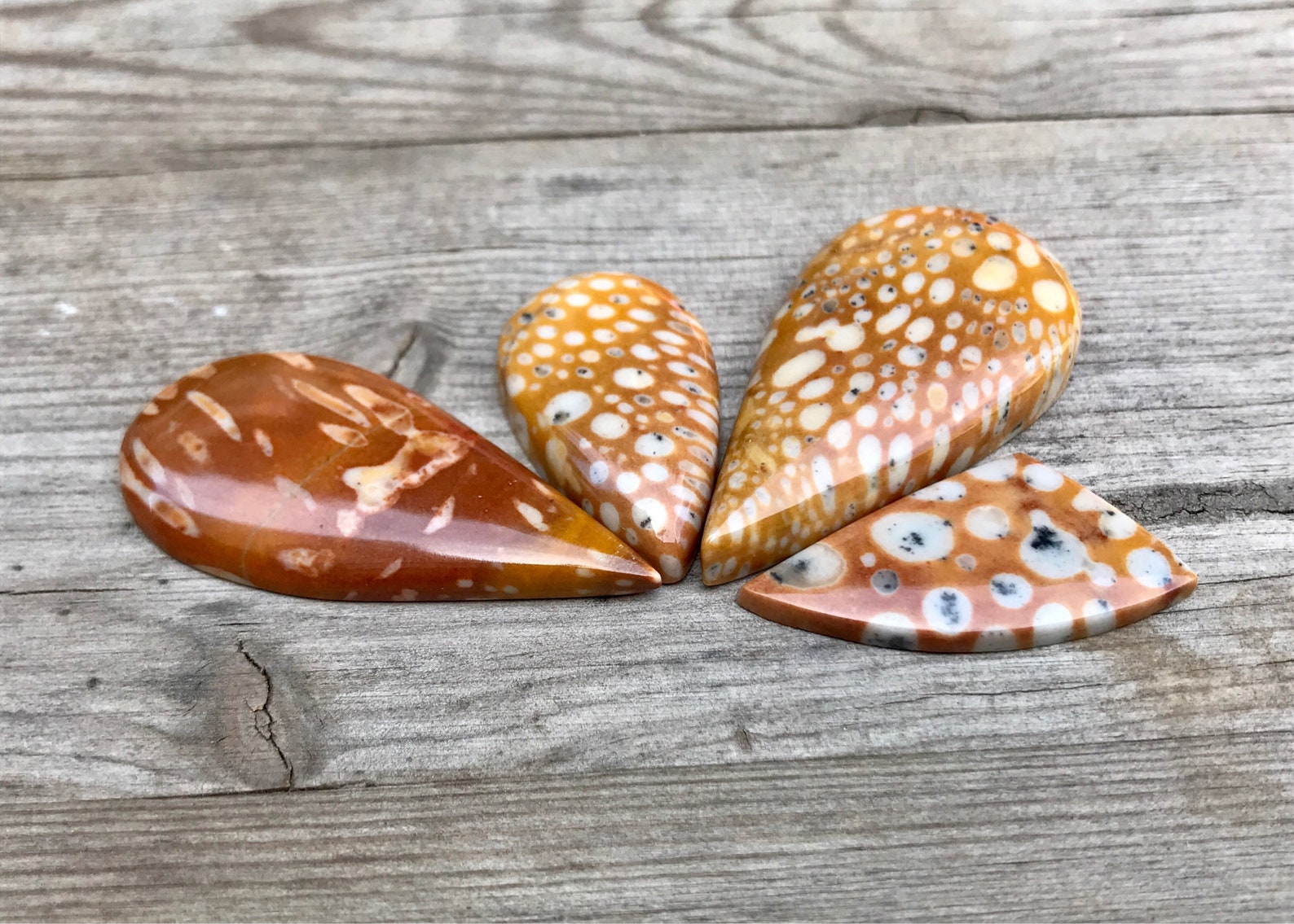 Fawn Stone Jasper Cabochon Natural Deer Stone Teardrop Cab Unique Fawn ...