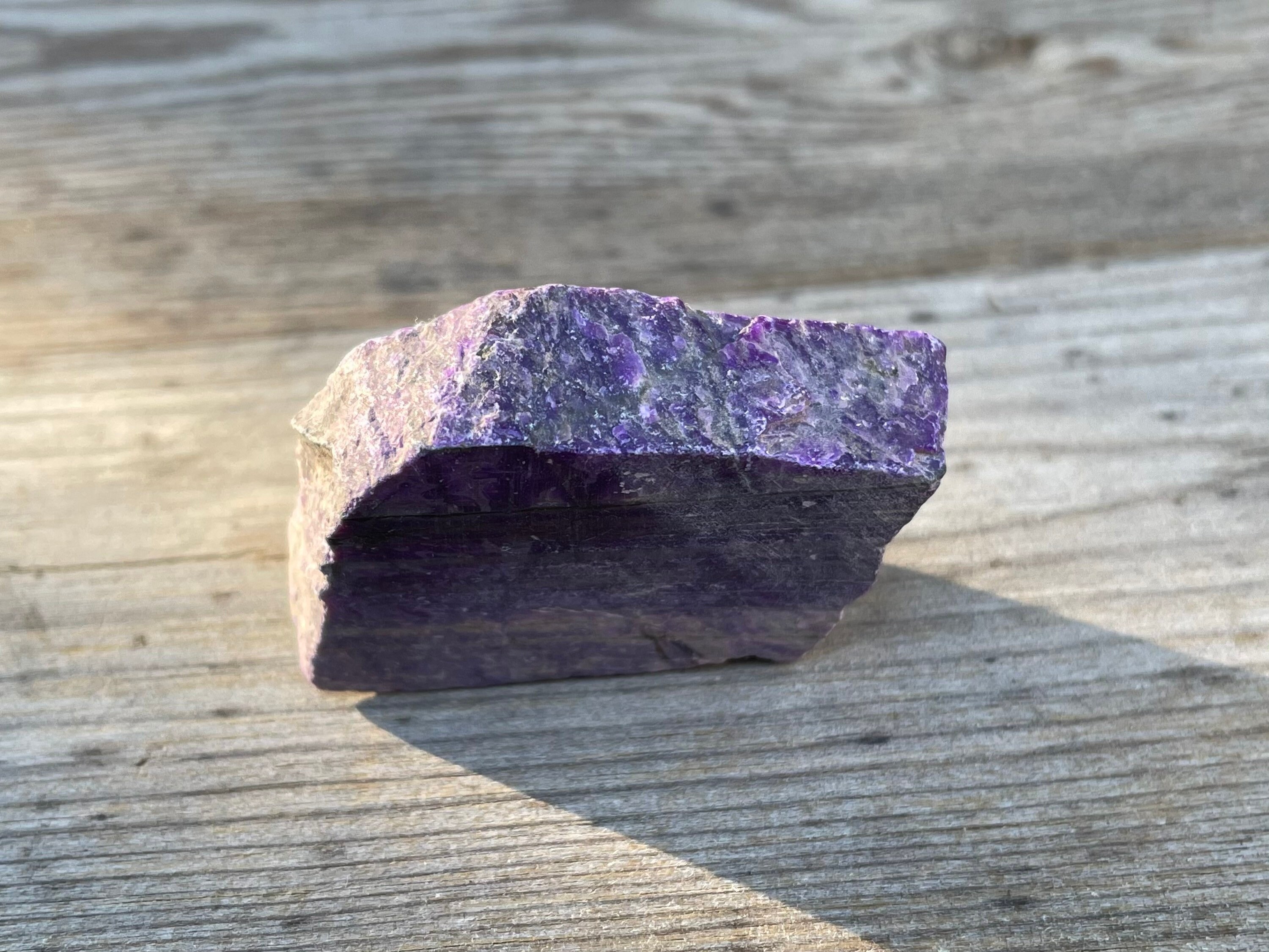 Sugilite Raw Rough Deep Purple Sugilite Raw Stone Cut Freeform Sugilite ...