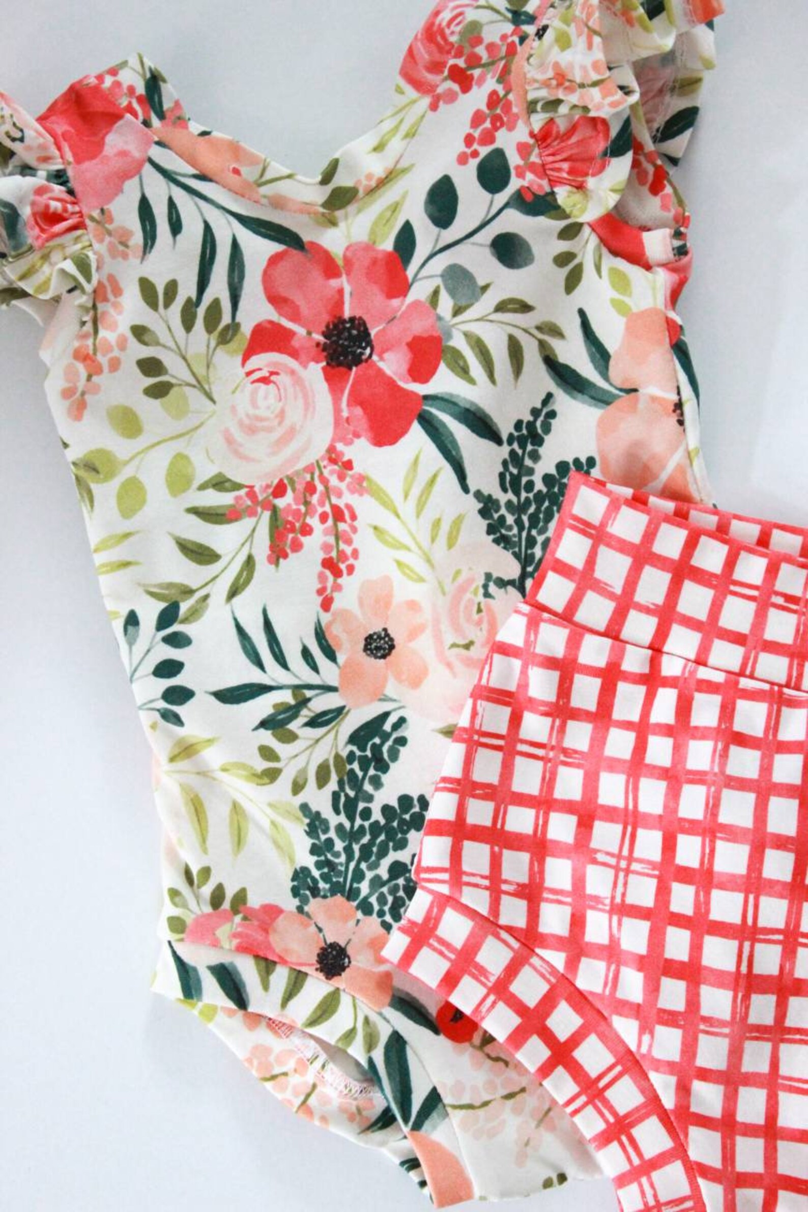 Peach Floral Leotard Girls Leotards Dance Leotard - Etsy