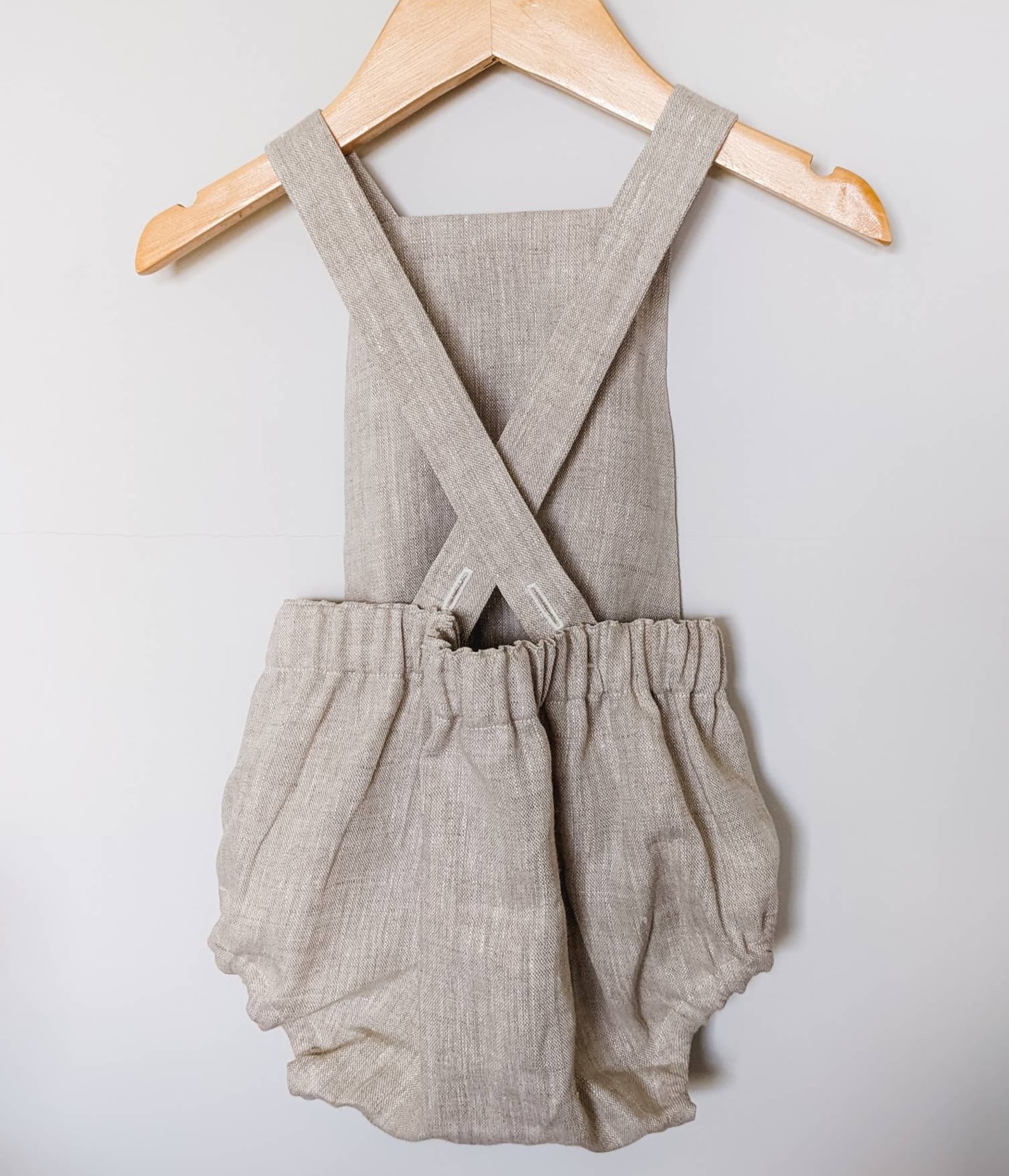 Linen Baby Romper in Natural Linen Toddler Romper Baby Boy - Etsy