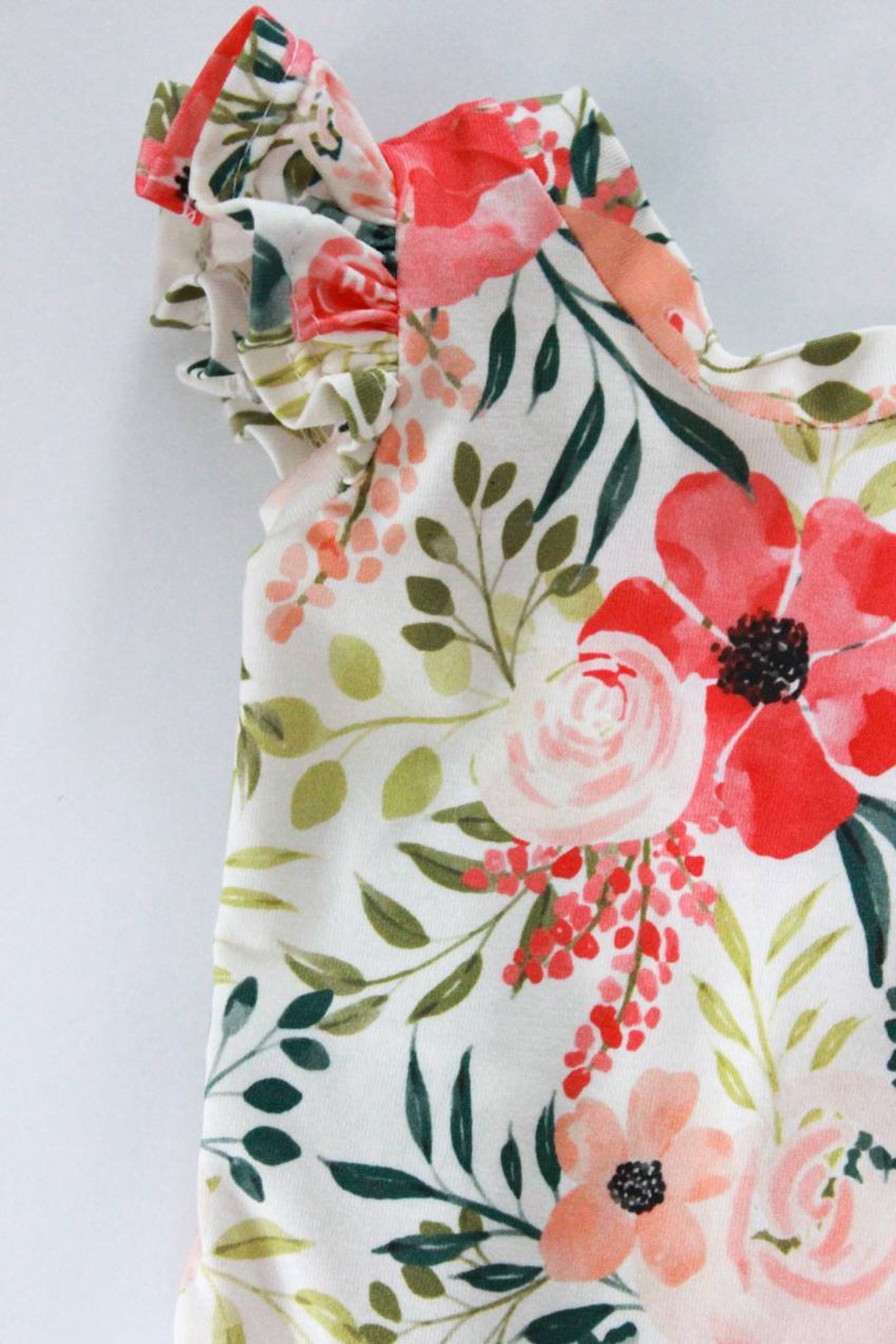 Peach Floral Leotard Girls Leotards Dance Leotard - Etsy