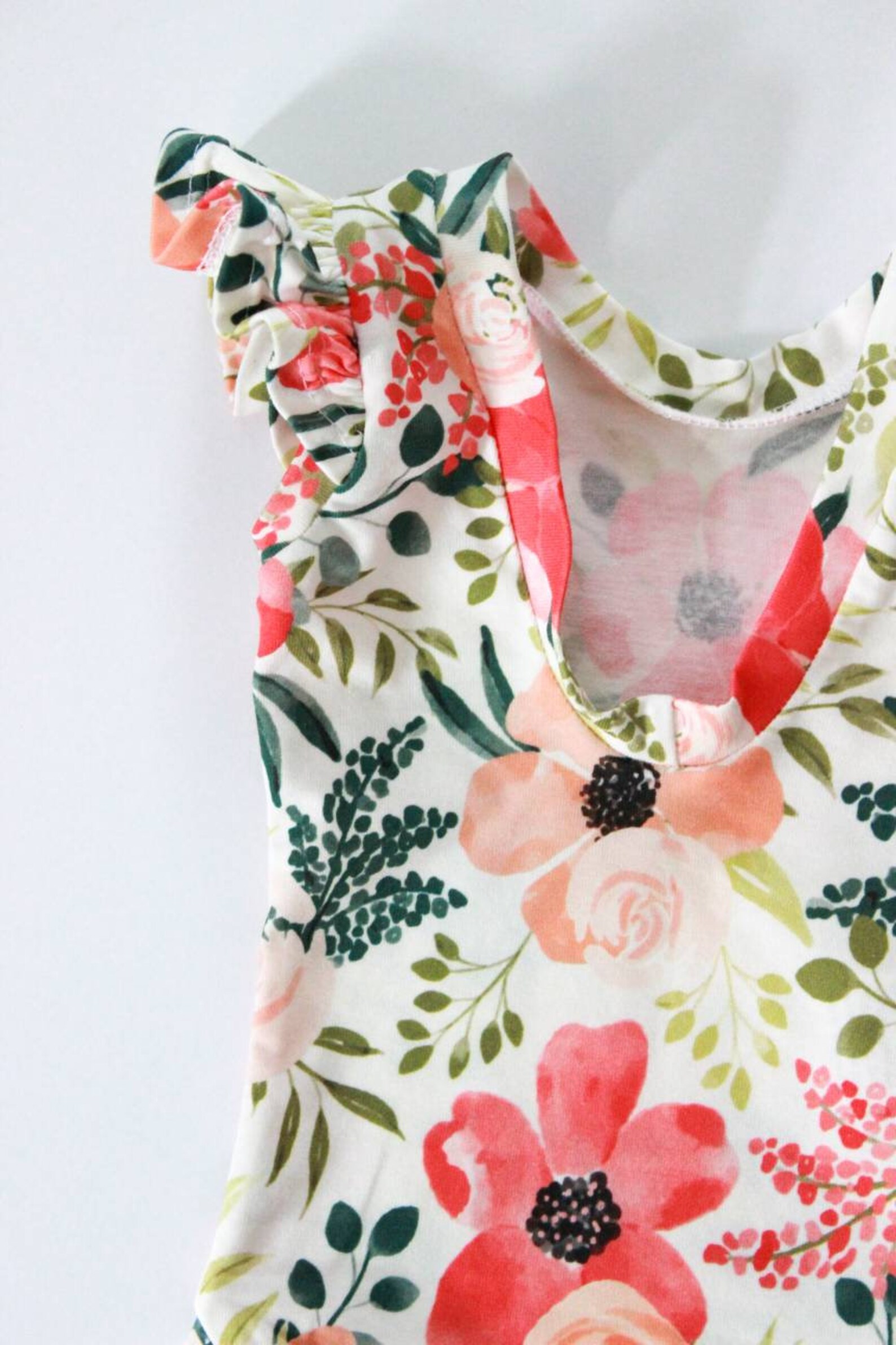 Peach Floral Leotard Girls Leotards Dance Leotard - Etsy