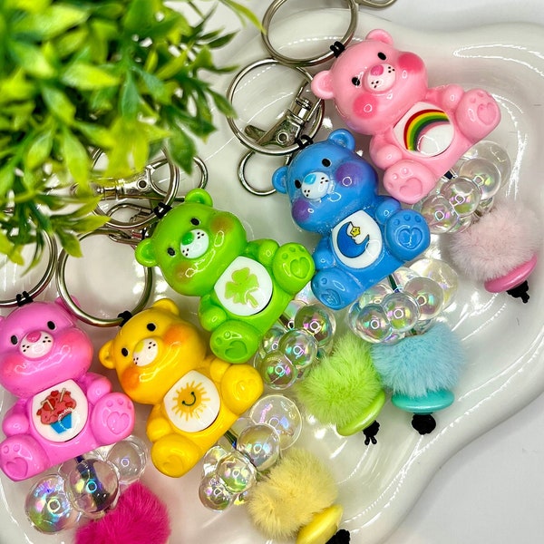 Bear Keychain - Etsy