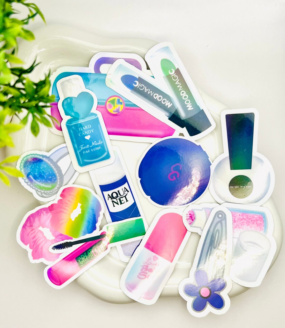 Getting Ready in the 90's, 90s Girl Sticker Pack, Nostalgic Stickers ...