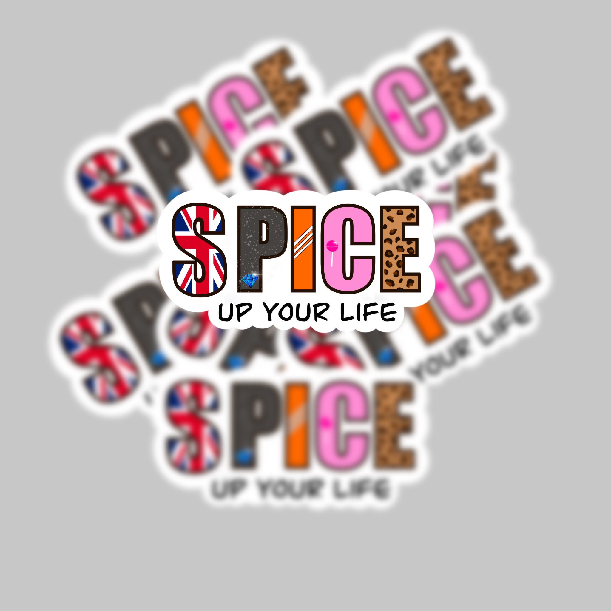 Spice Girls Spice Up Your Life Sticker Girl Power Spice Girls Etsy