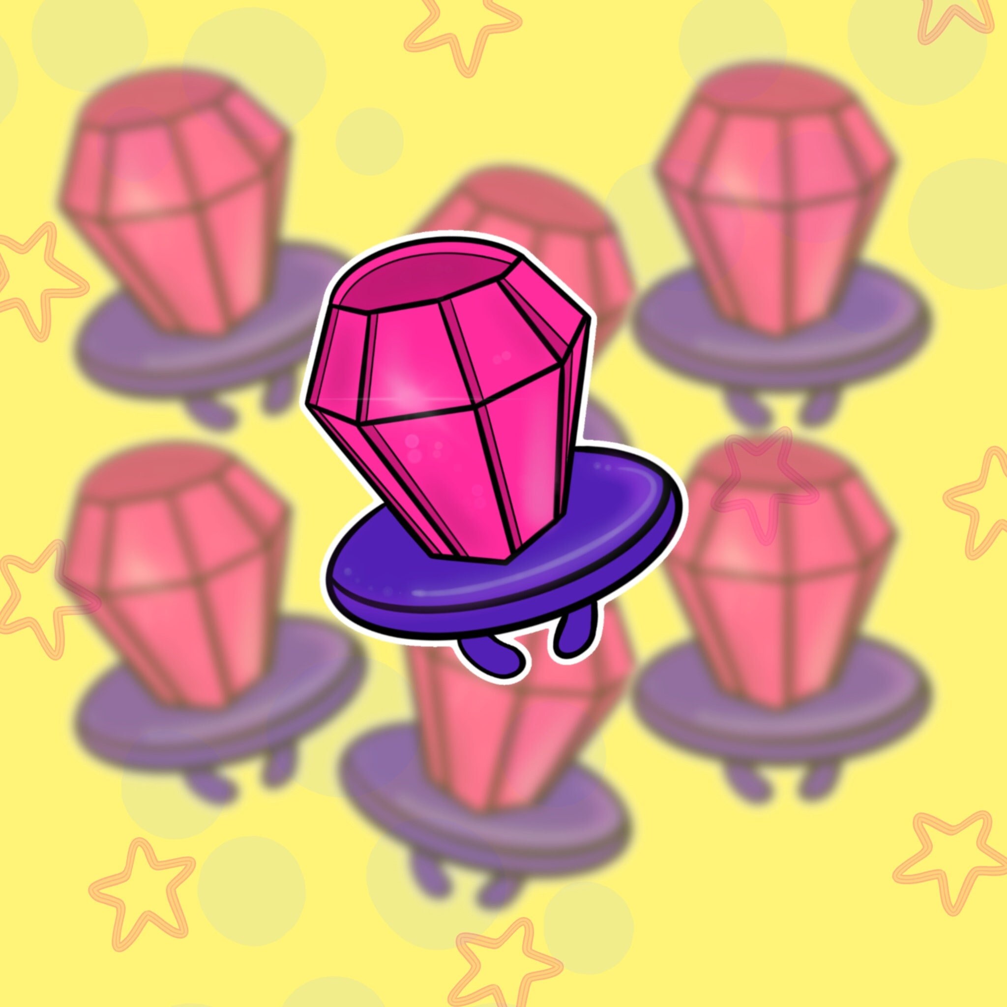 90s Ring Pop Sticker 90s Bling Ring Pop 90s Stickers 90's - Etsy