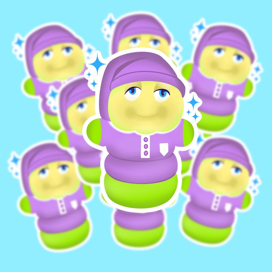 Glo Friends Glow Worms Glo Butterfly Sticker Hasbro Glo Worms 80s Toys ...