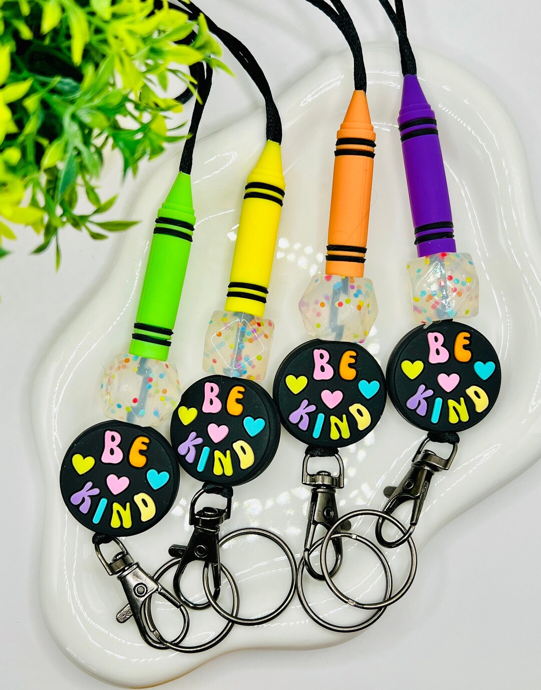 Be Kind, Crayon Lanyard, Teacher Lanyard, Educator Gift, Teacher ...