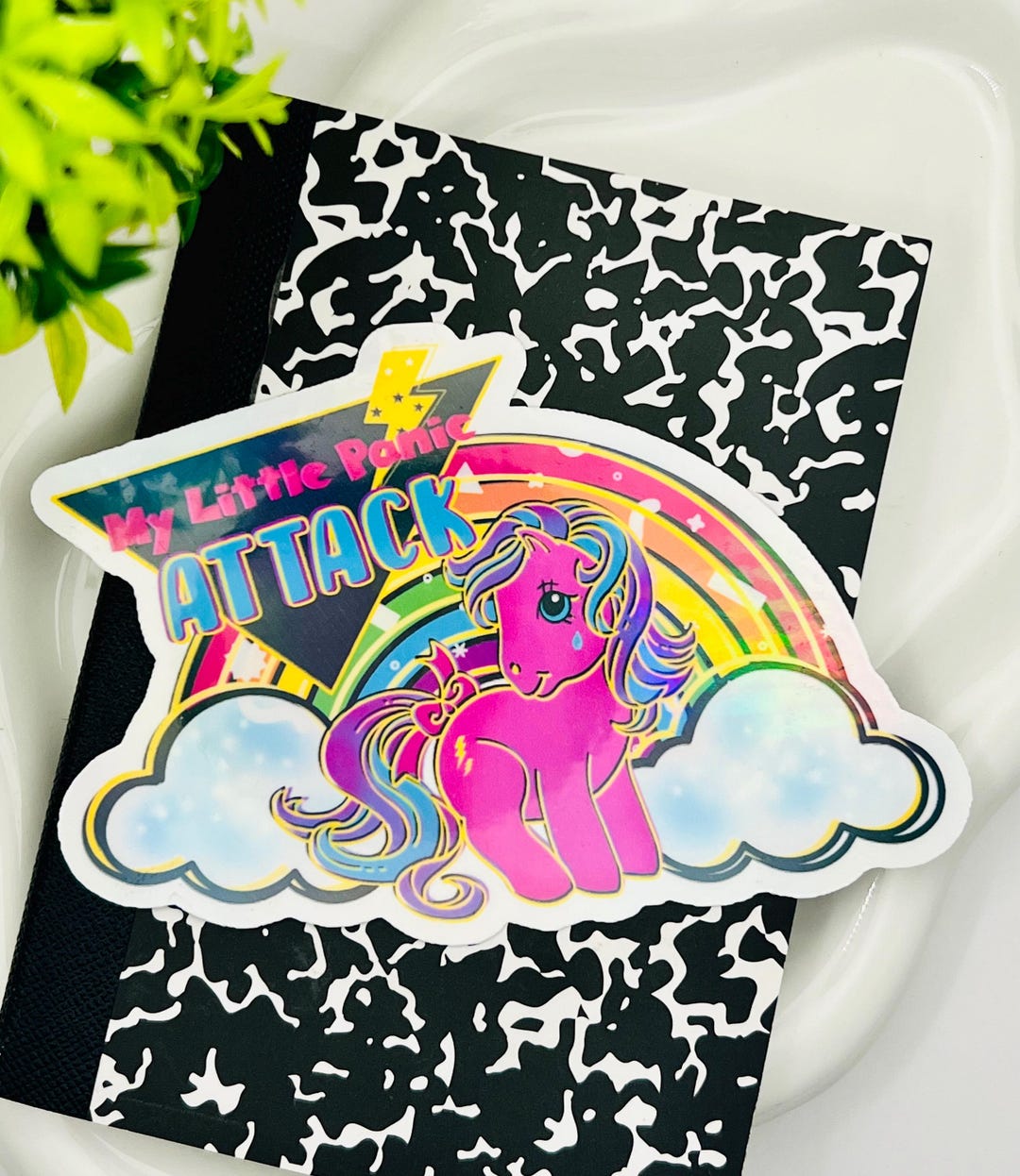 My Little Pony Sticker, My Little Panic Attack, Mental Health Awareness ...