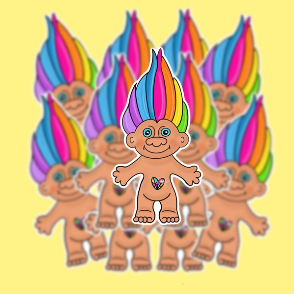 Troll Stickers - Etsy