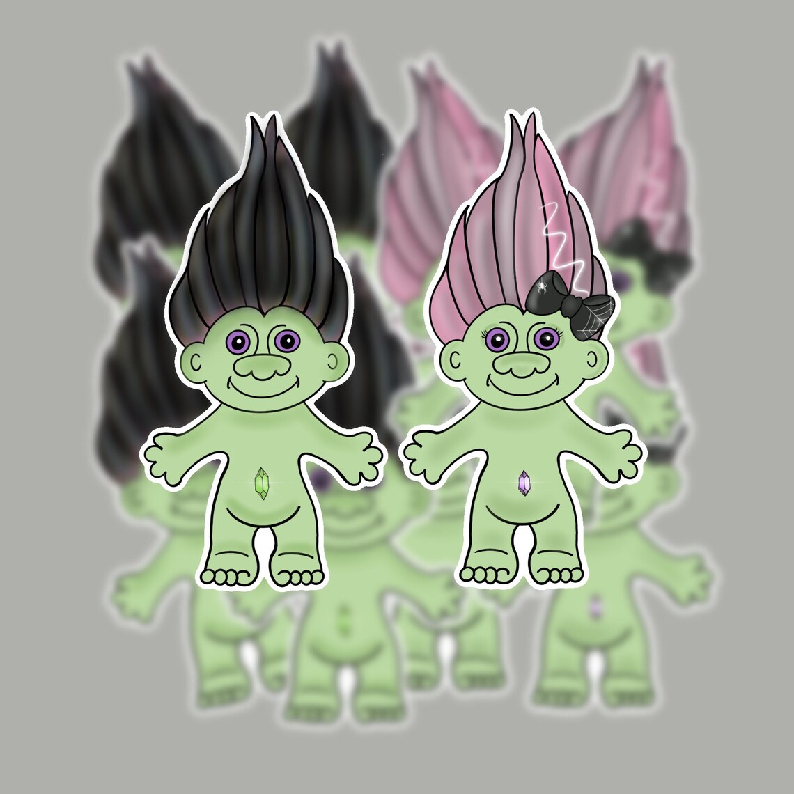 Halloween Wish Troll 90's Wish Troll 90's Halloween - Etsy