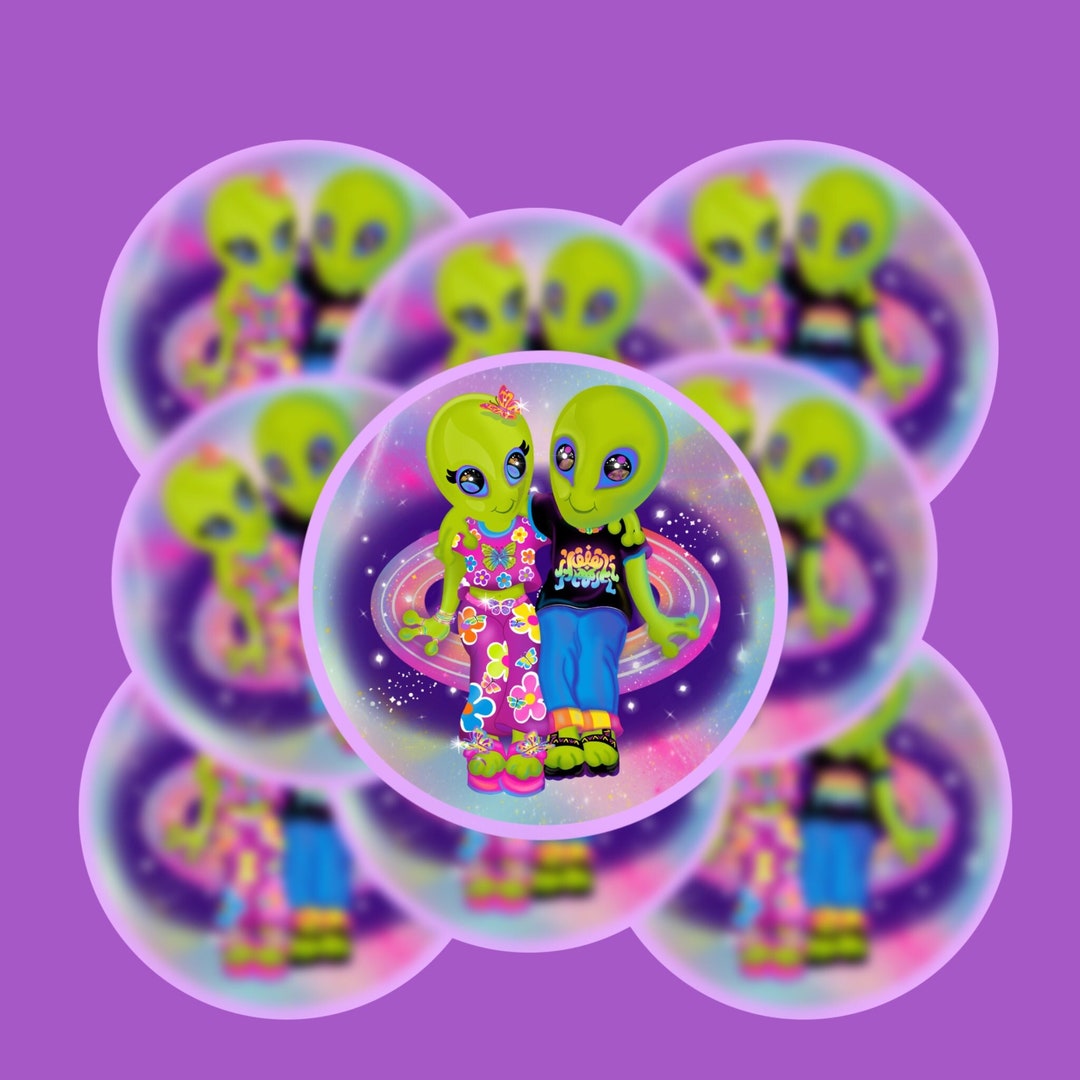 90's Aliens, 90's Throwback, 90's Nostalgia, 90's Stickers, Alien ...