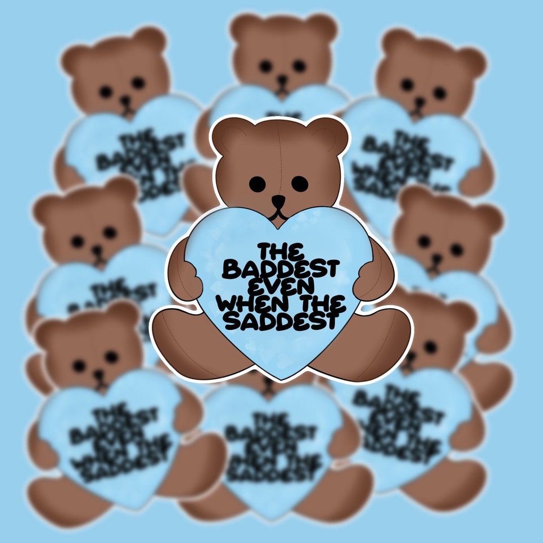 The Baddest Even When the Saddest, 90's Aesthetic Sticker, 90s Sticker ...