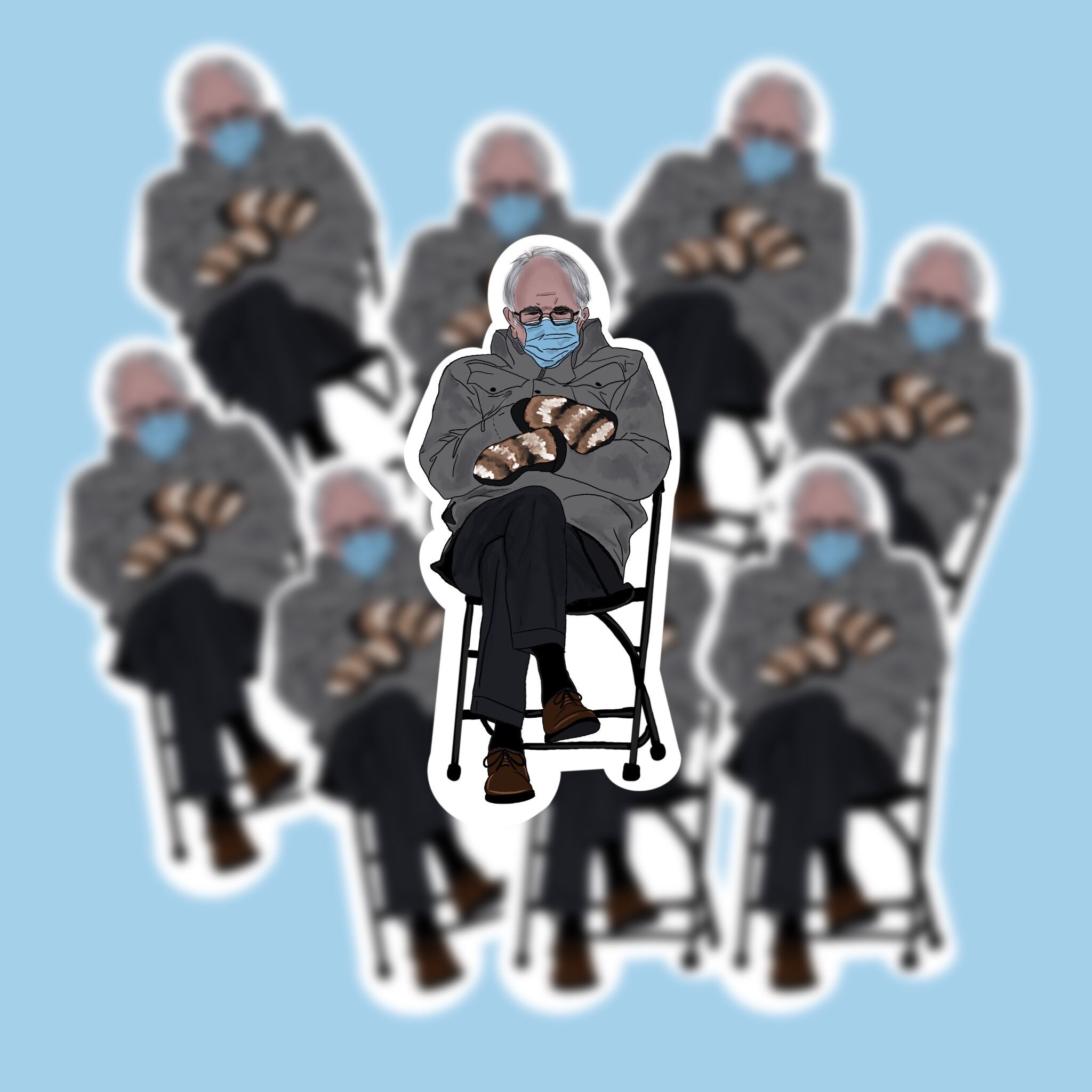 Inauguration Bernie Sanders 2021 Bernie Sanders Sticker Bernie | Etsy