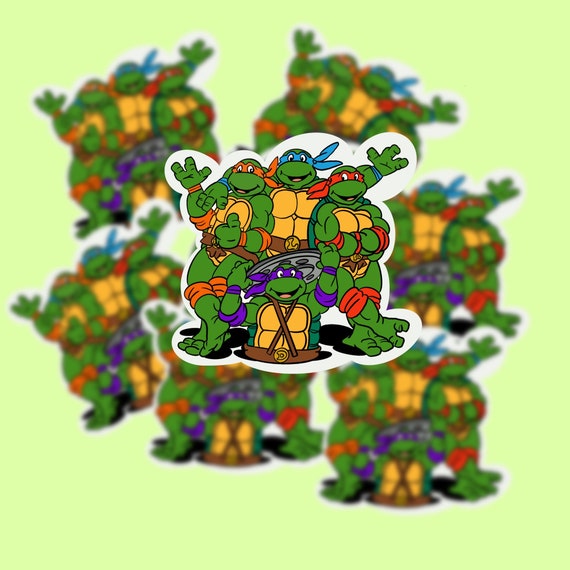 Teenage Mutant Ninja Turtles Sticker TMNT Sticker 90s - Etsy Australia