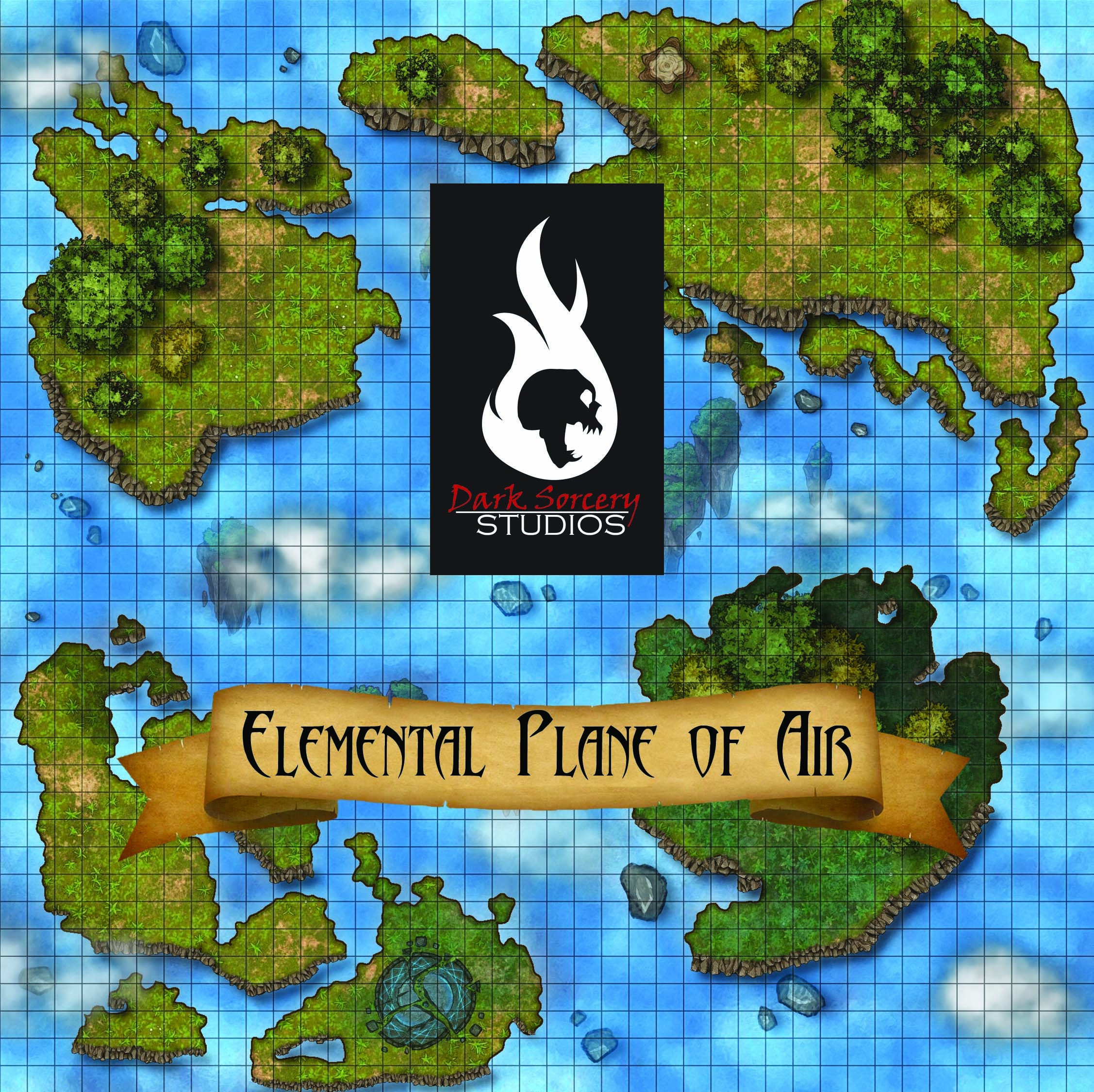 Battle Map for Virtual Tabletop Rpgs Like Dungeons & Dragons and ...