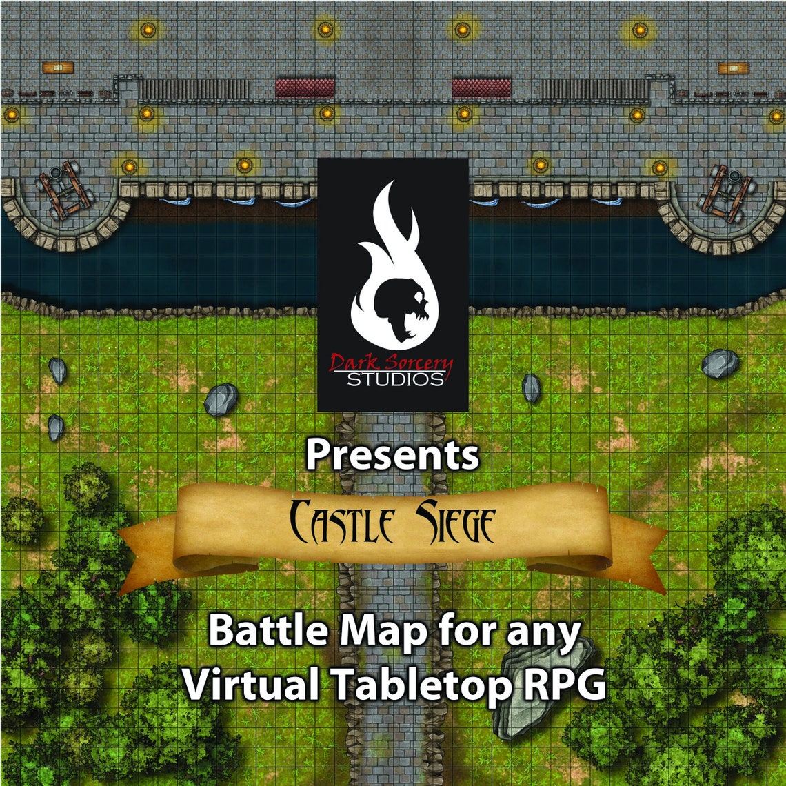 Battle Map for Virtual Tabletop Rpgs Like Dungeons & Dragons and ...