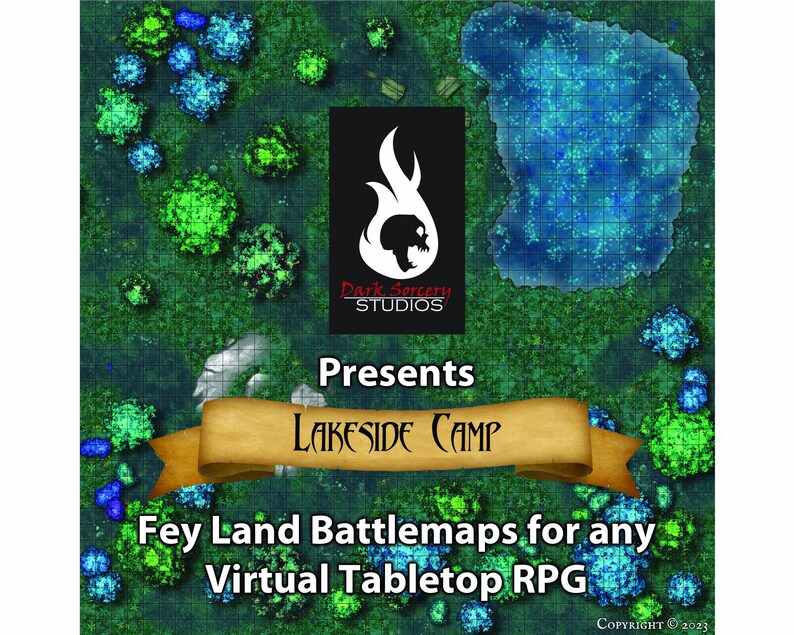 Battle Map for Virtual Table Top Rpgs Like Dungeons & Dragons and ...