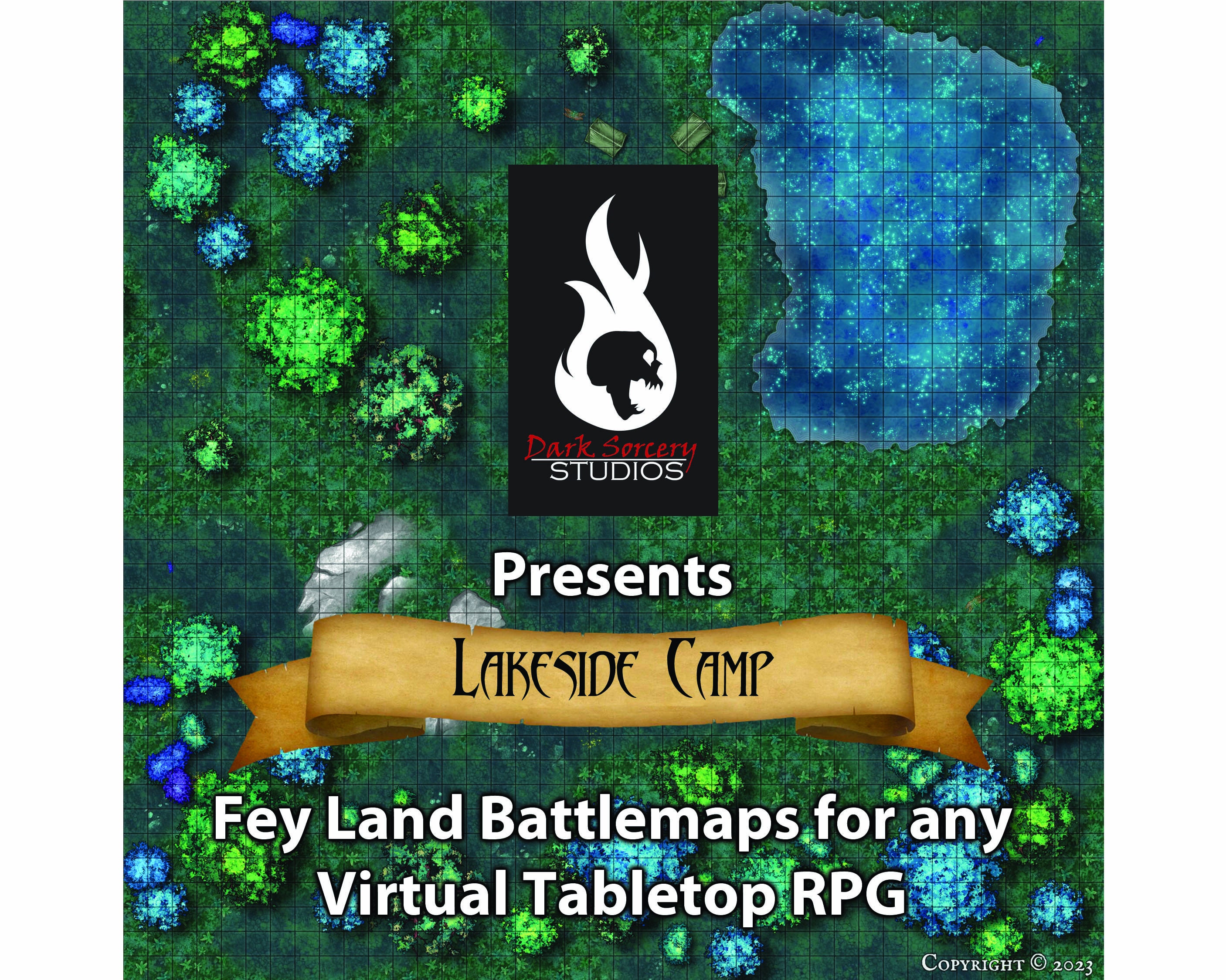 Battle Map for Virtual Table Top Rpgs Like Dungeons & Dragons and ...