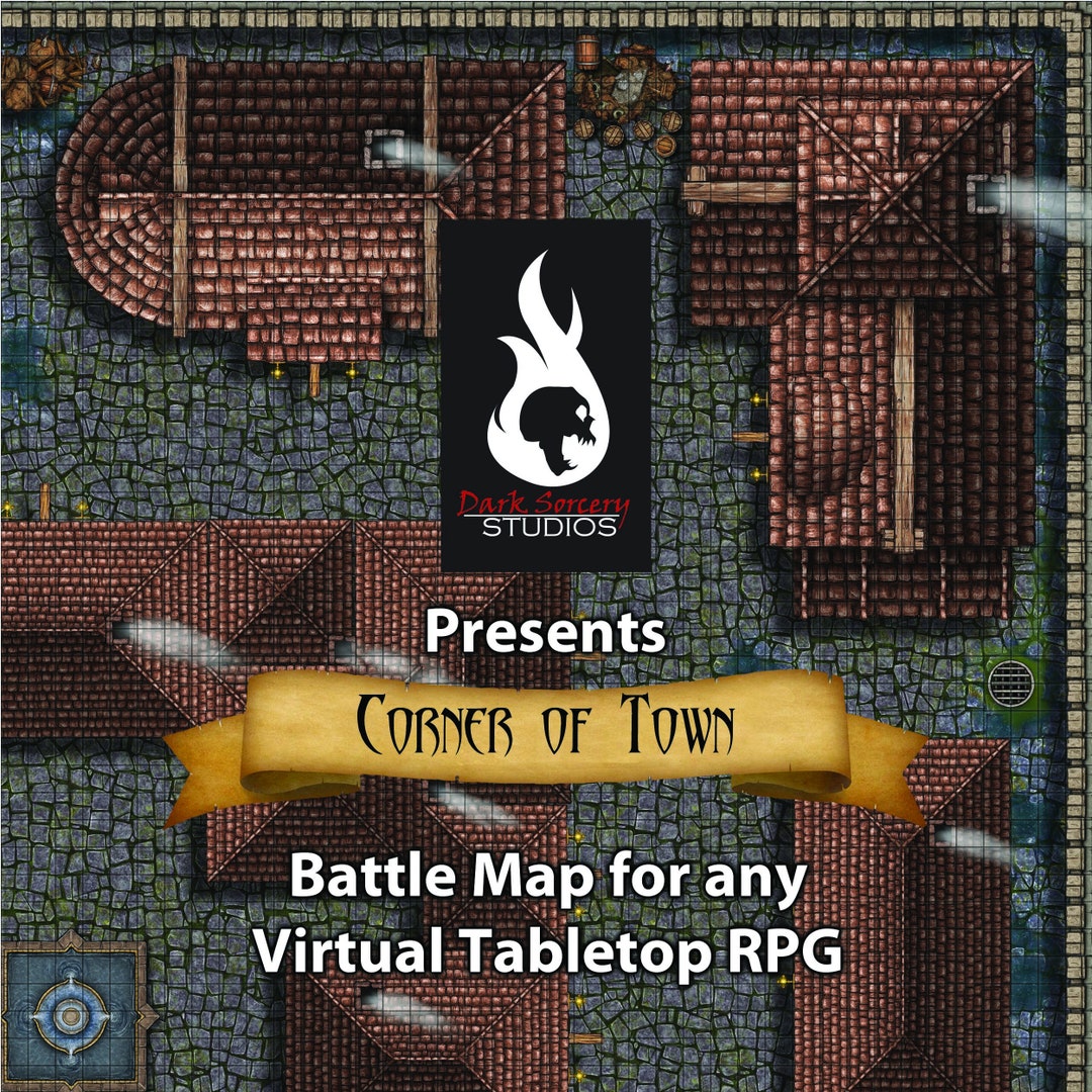 Battle Map for Virtual Tabletop Rpgs Like Dungeons & Dragons and ...