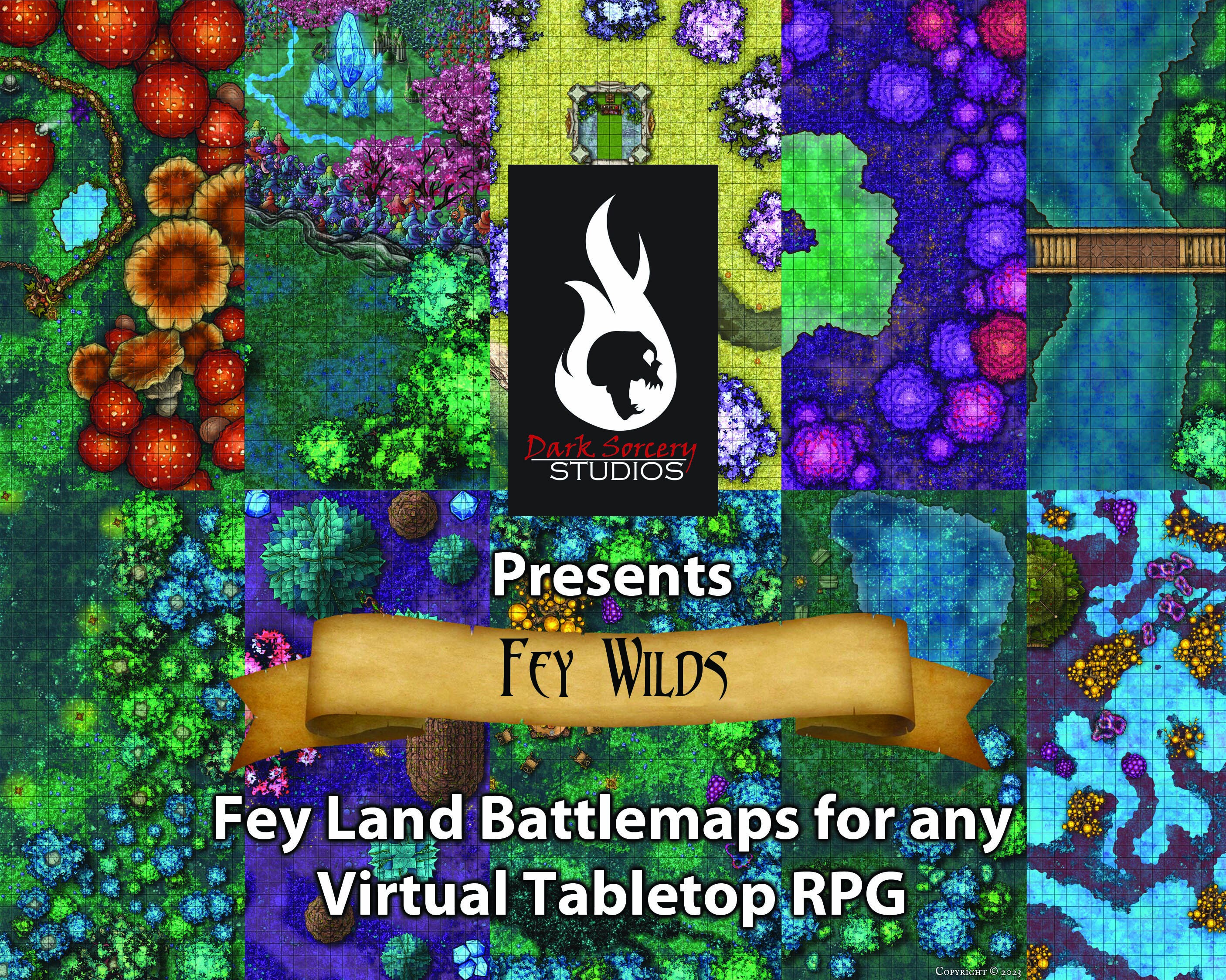 Battle Map for Virtual Table Top Rpgs Like Dungeons & Dragons and ...