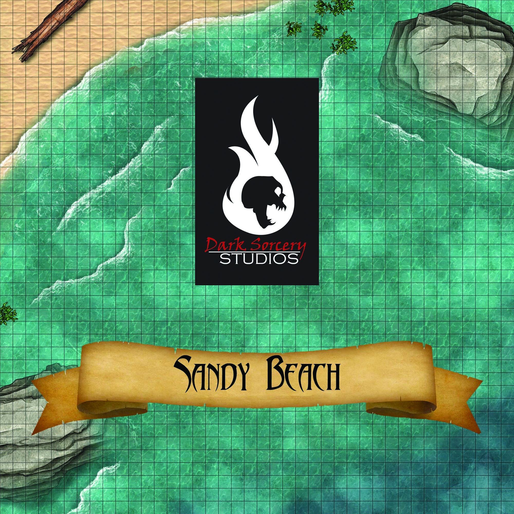 Battle Map for Virtual Tabletop Rpgs Like Dungeons & Dragons and ...