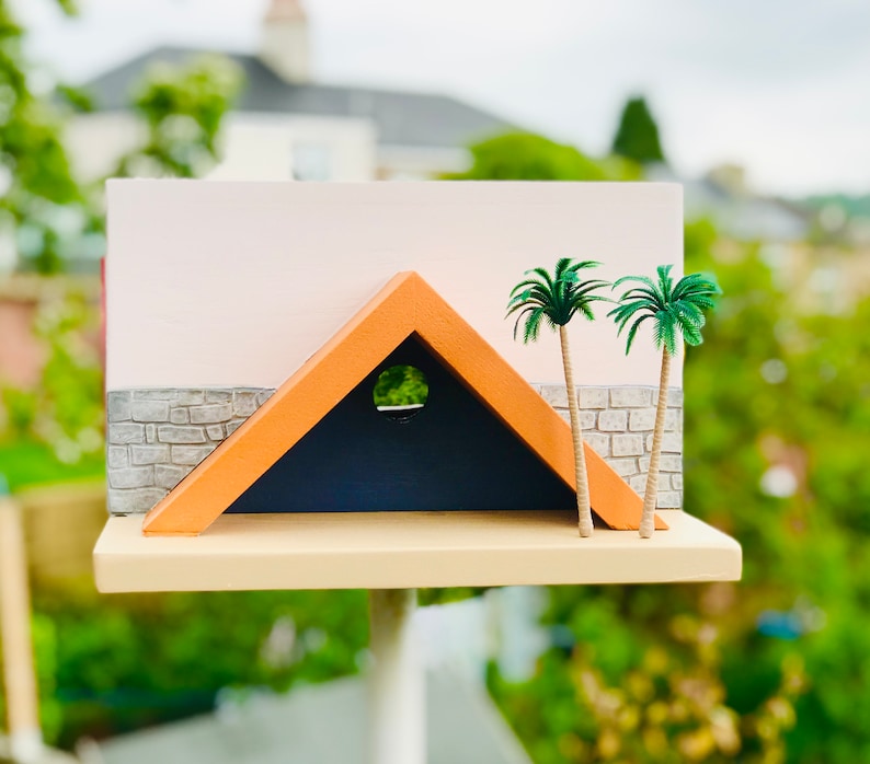 A Mid-century Modern Googie Style Birdhouse - Etsy